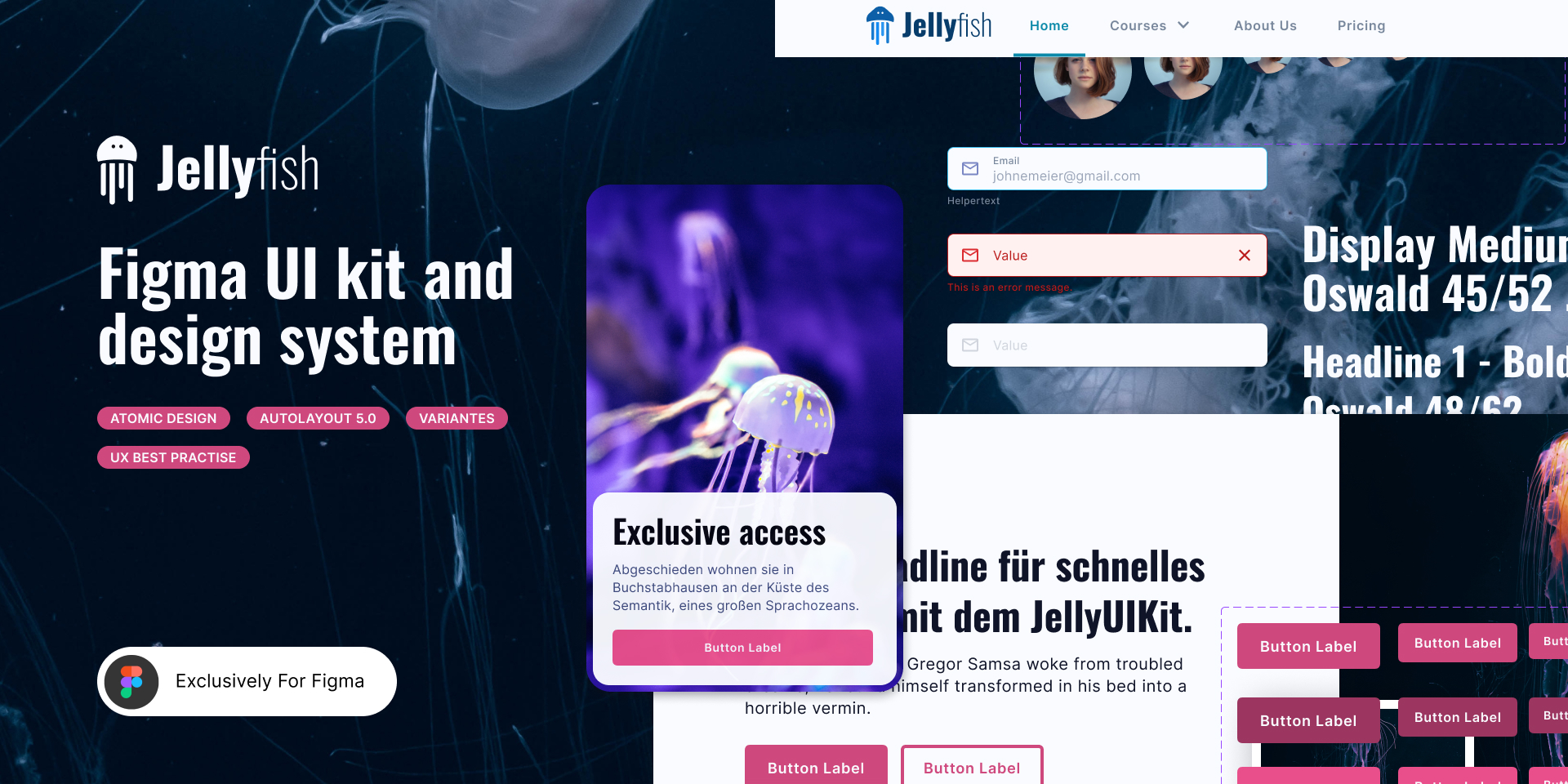 Jellyfish UI Kit - By Angelika Brand